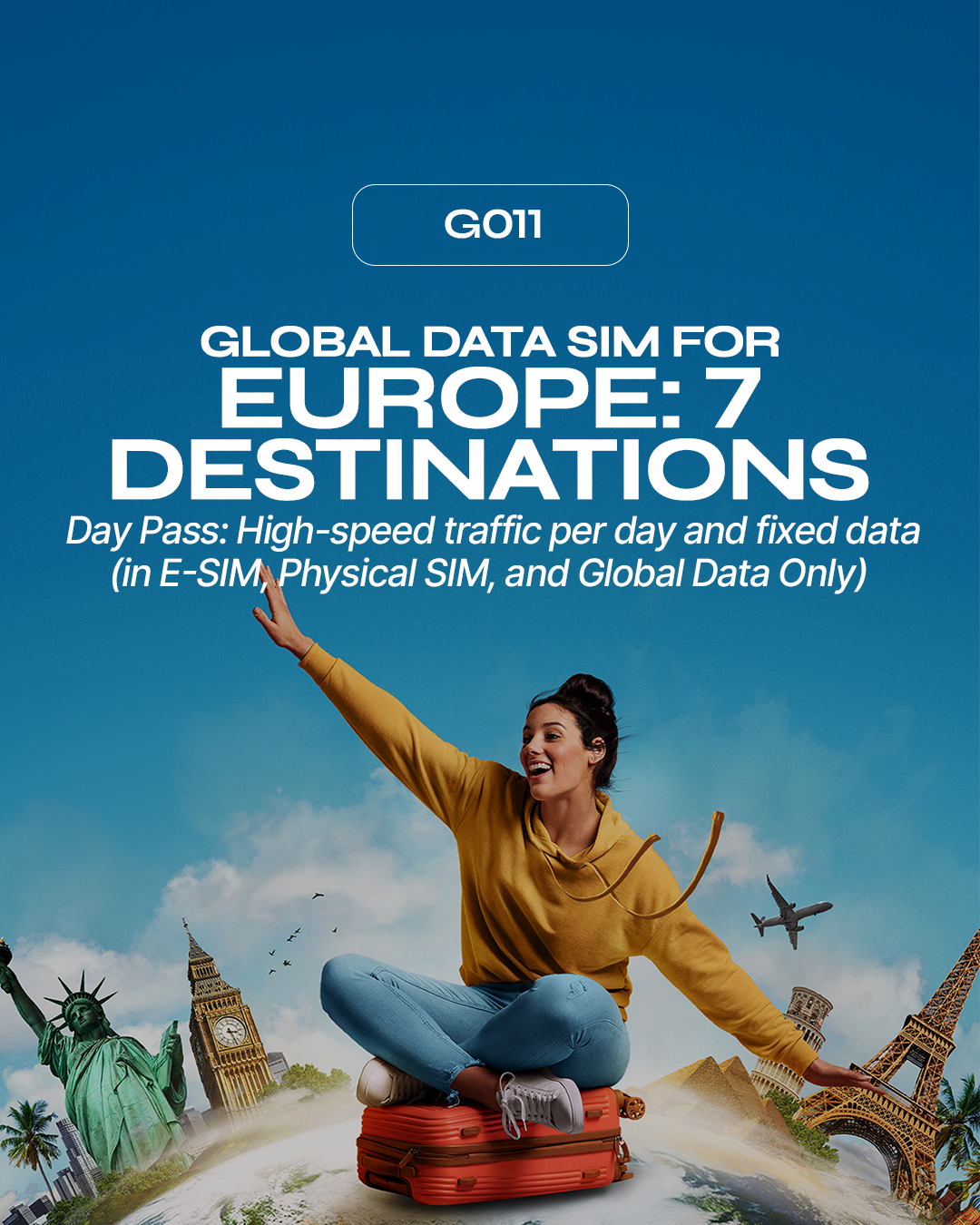 G011: Europe - 7 Destinations (Available in Day Pass and Fix Data) – WalkThePlanet Tours